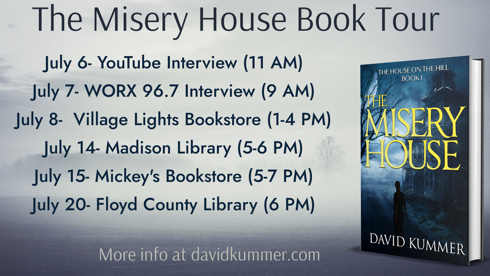 The Misery House: Book Tour – David Kummer