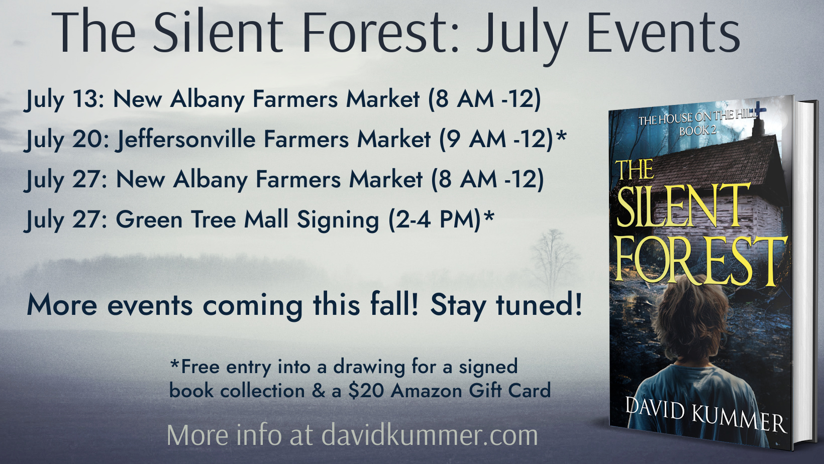The Silent Forest Book Tour – David Kummer